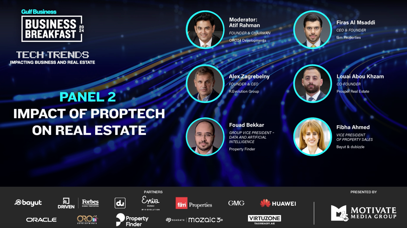 Watch top experts speak at the Gulf Business Tech Panel